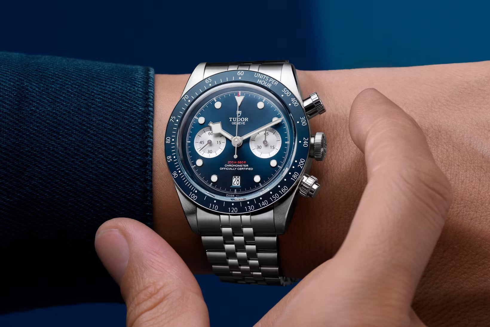 Tudor Unveils The Black Bay Chrono 'Blue' Boutique Edition | Everest Bands