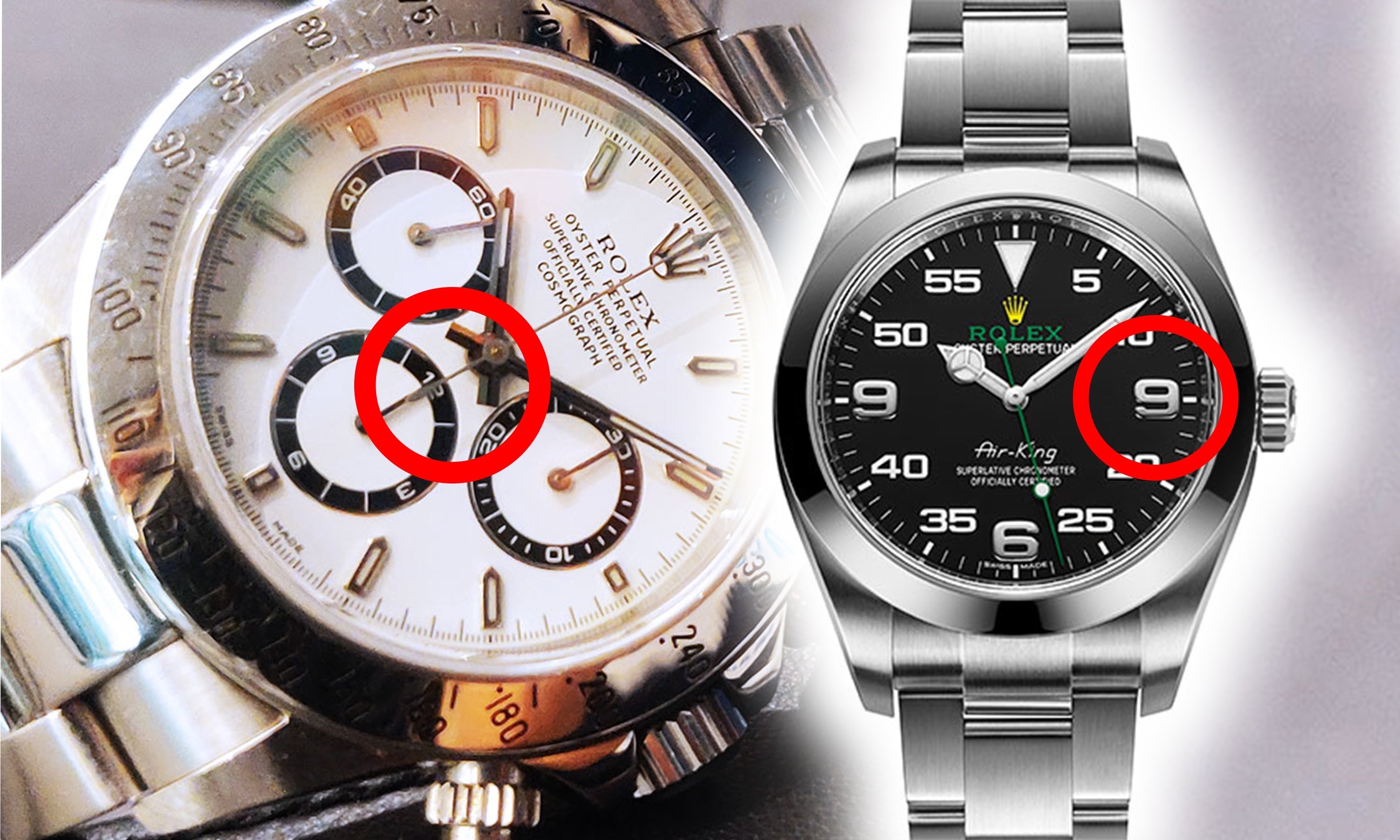 Rolex Error Dials: 3 Crazy Examples | Everest Bands