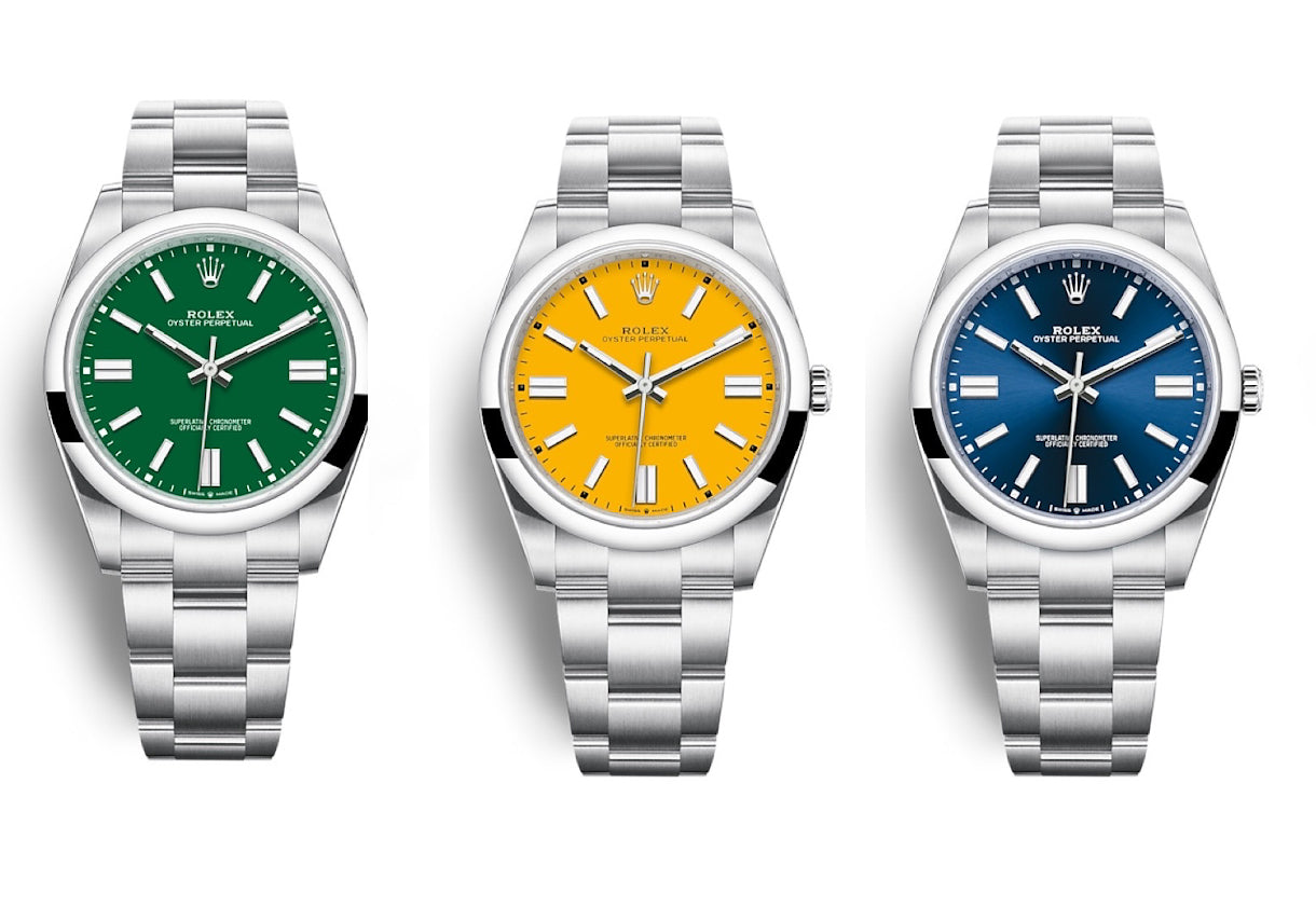 Color Theory Pt. 2: How To Gift The Candy-Colored 2020 Rolex Oyster Pe ...