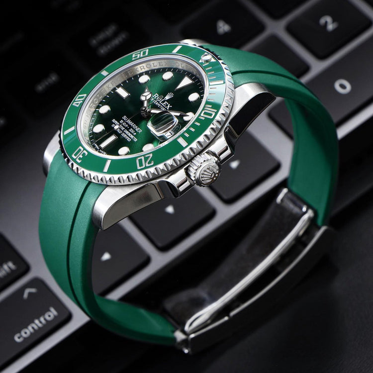 Rolex Submariner Ceramic Rubber and Leather Watch Bands for Sale ...