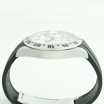 Curved End Rubber Strap for Rolex Explorer II 42mm Deployant (Produced ...